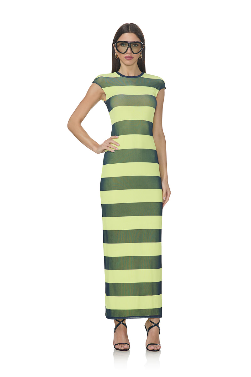 Cody Dress - Lime Rugby – AFRM