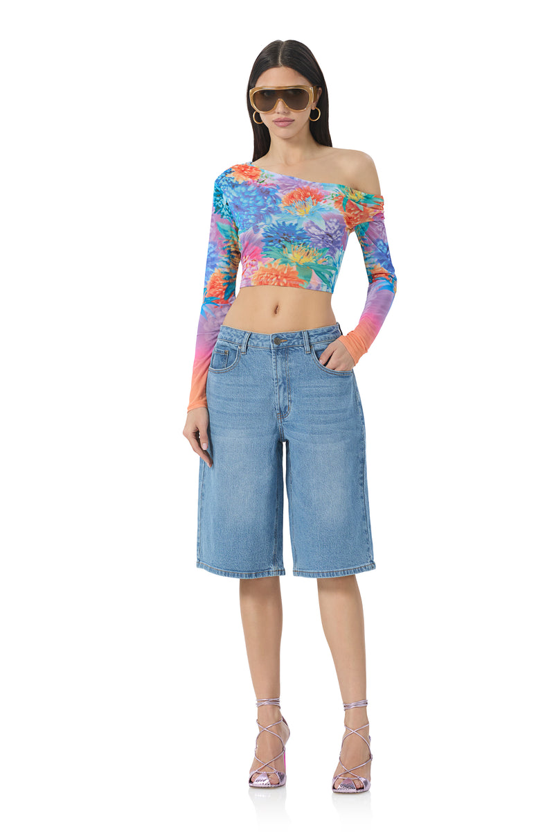 Bria Top - Neon Botanical – AFRM