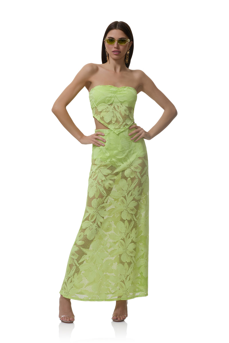 tilly-lace-skirt-lime-essence – AFRM