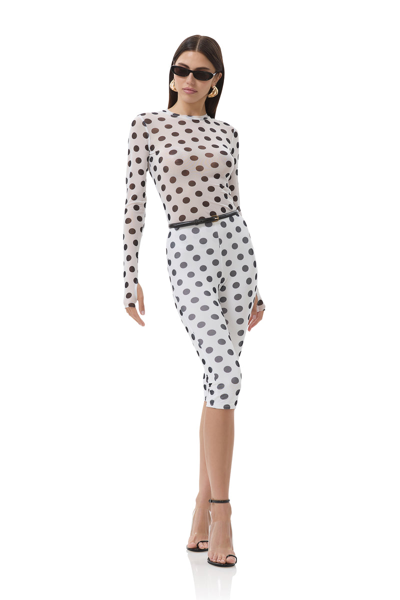 Gianna Capri Pant - Blanc Dot – AFRM
